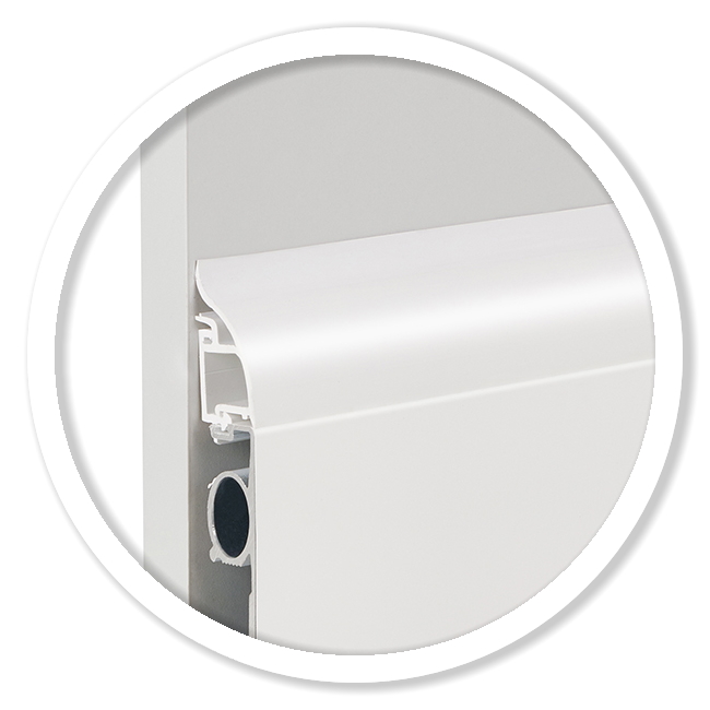 ThermaSkirt profiles and colours available - DiscreteHeat Co. Ltd.